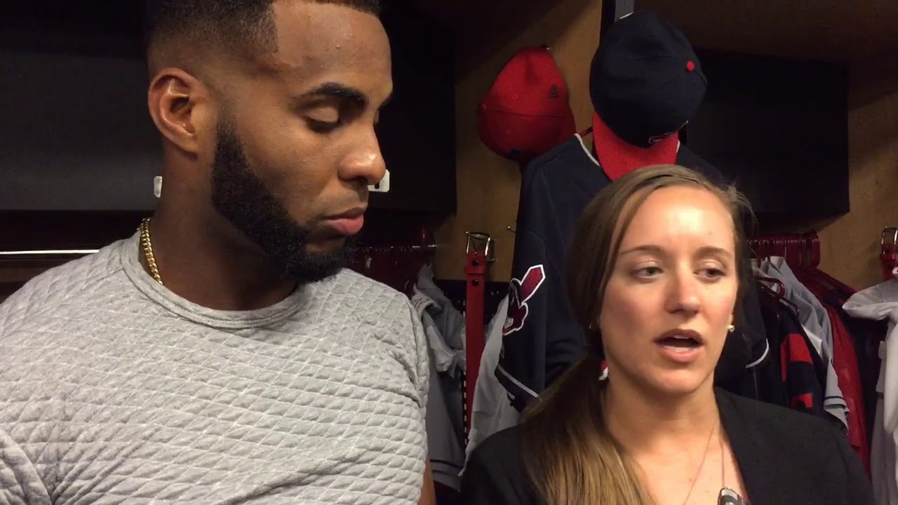 Yandy Diaz on his 4-hit performance against Boston - YouTube