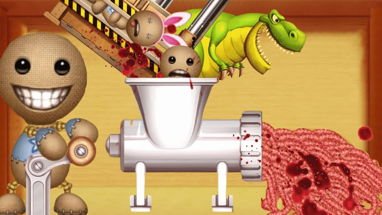 The Buddy, All Weapons in Meat Grinder | Kick The Buddy - YouTube