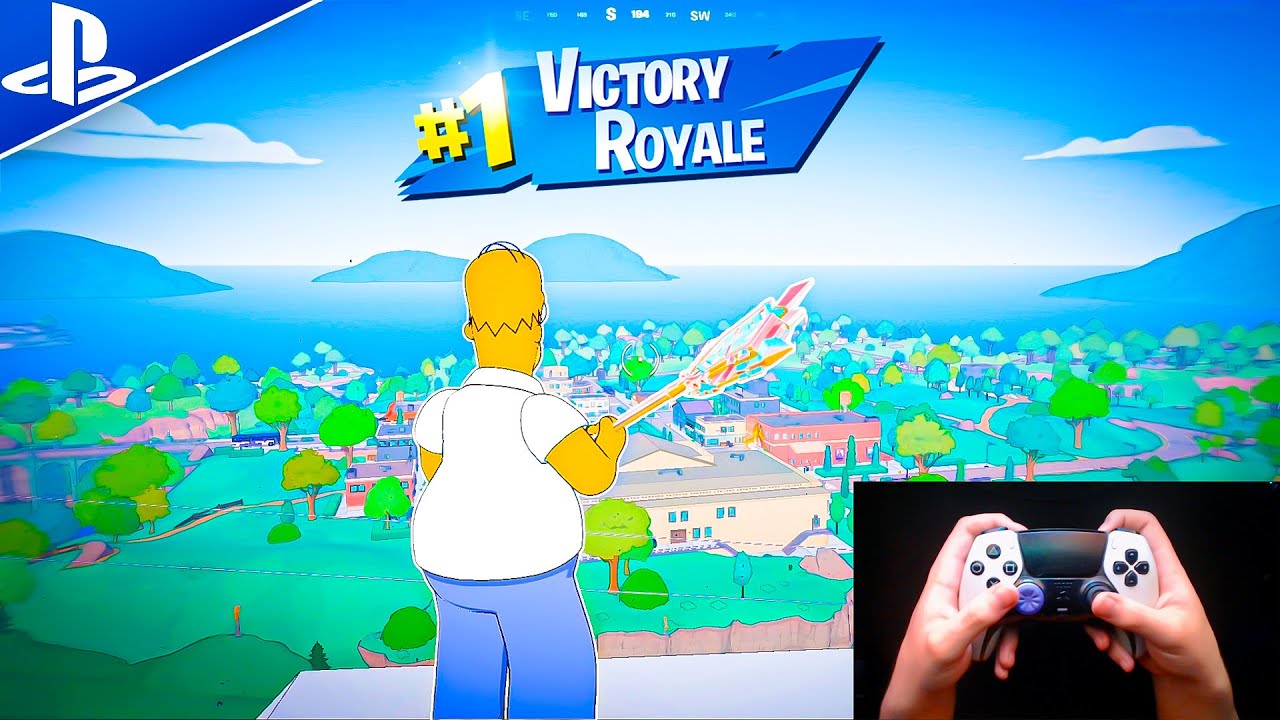 PS5 Pro Controller Dualsense Edge 🎮 Handcam Fortnite Simpsons Ranked ...