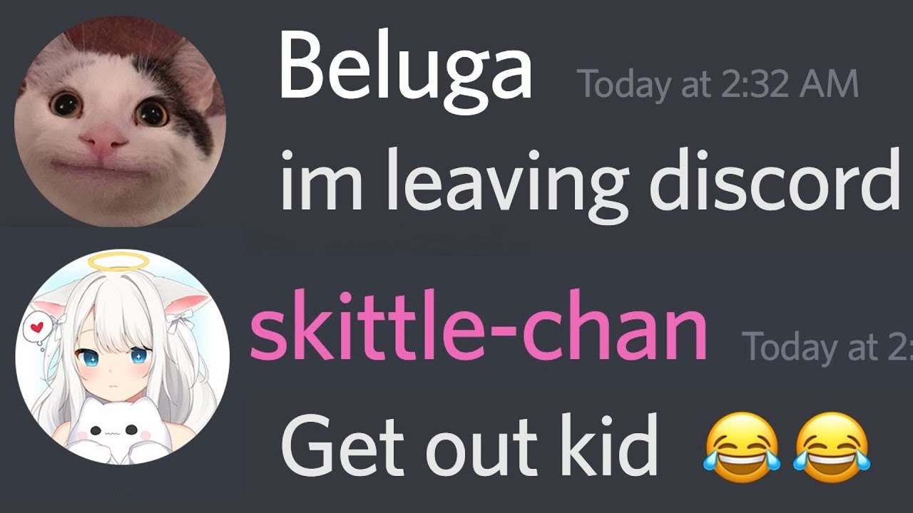 When Beluga Leaves Discord... - YouTube