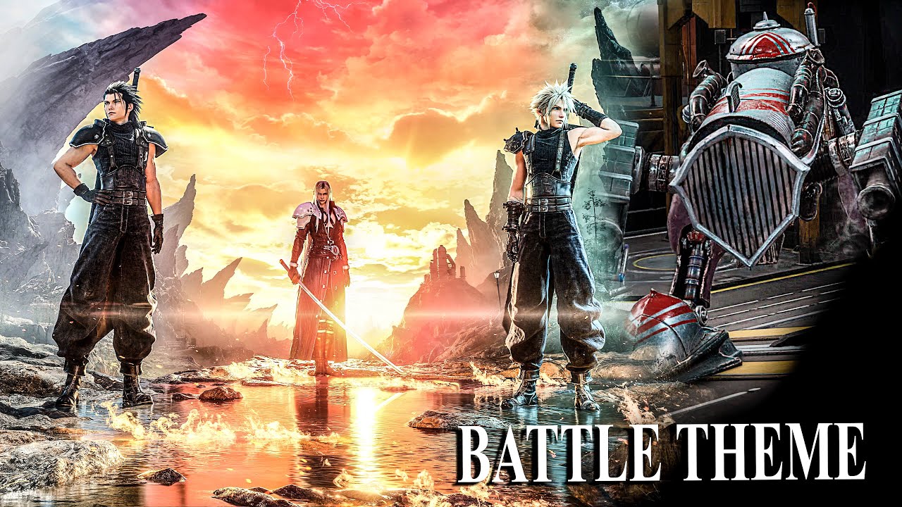 Final Fantasy VII Rebirth OST - Battle Theme (J-Unit Sweeper) - YouTube