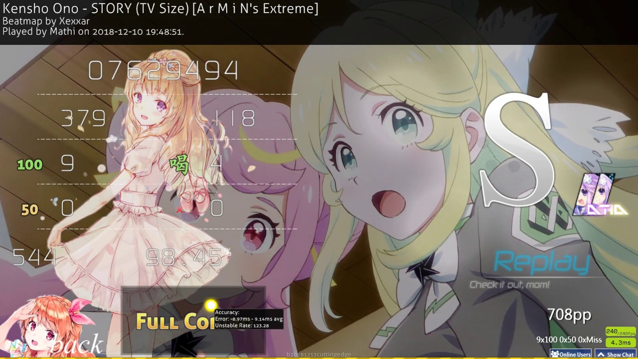 osu! | Mathi | Kensho Ono - STORY (TV Size) [A r M i N's Extreme] +HD ...