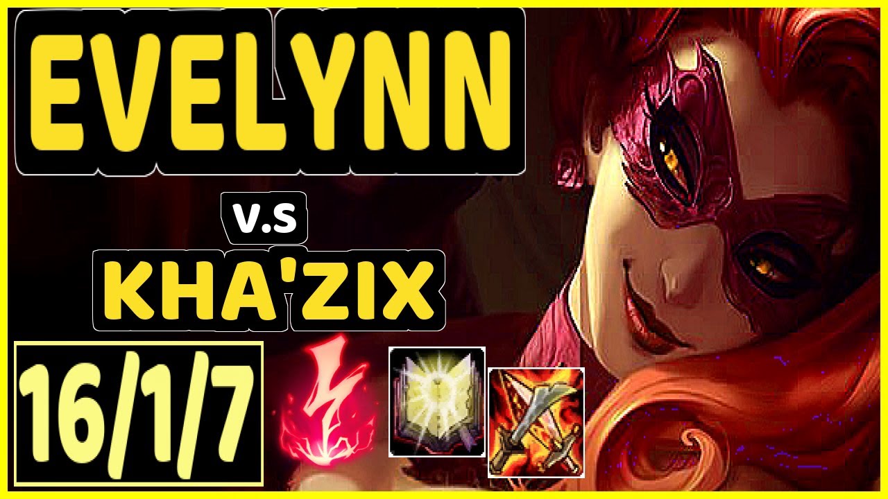 CHASESHACO (EVELYNN) vs KHA'ZIX - 16/1/7 KDA JUNGLE GAMEPLAY - NA ...