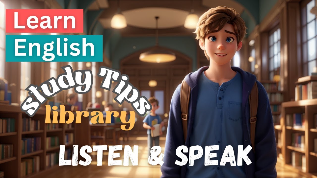 Learn English Through Stories | At the Library | English Listening ...