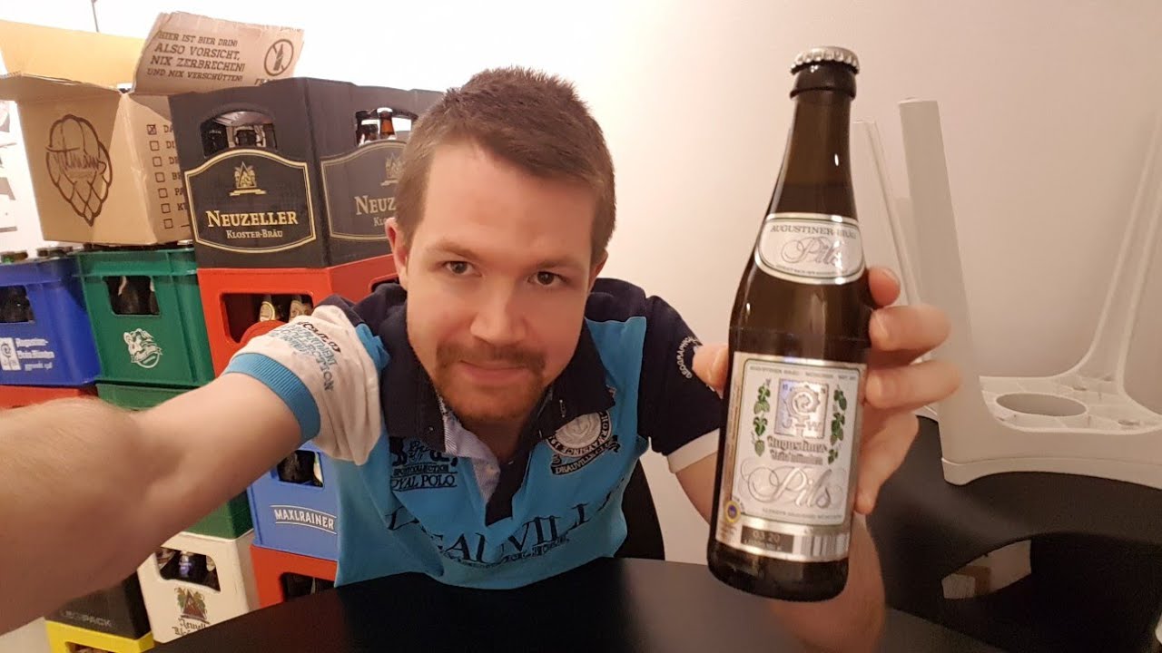 Beer review #3 Augustiner Bräu Pils (München, Oberbayern) 🇩🇪 - YouTube