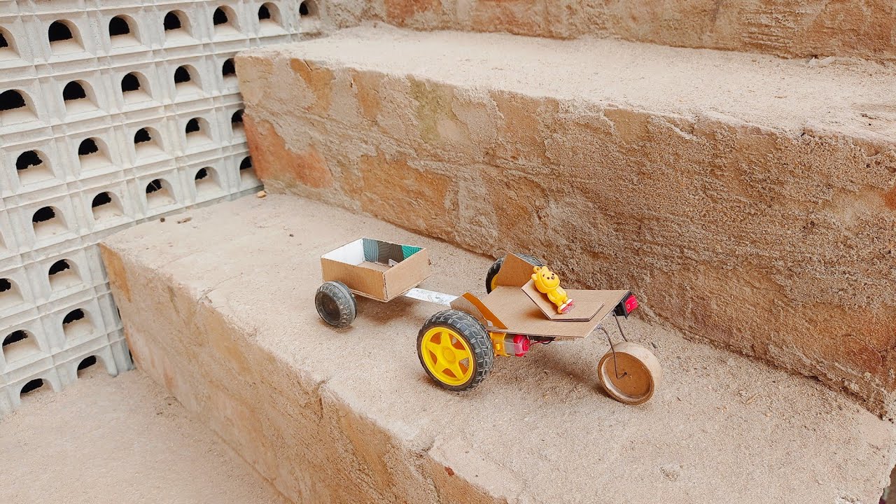 Motor Or Cardboard Se Project Bnaye Electronic Project Dc Motar Project Bnaye Gear Motor