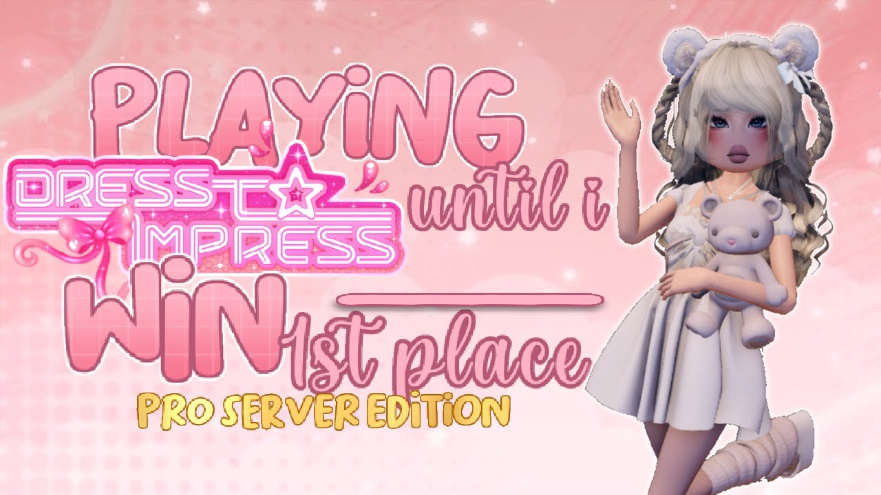 PRO SERVER DRESS TO IMPRESS But The Video DOESNT END Until I WIN FIRST ...
