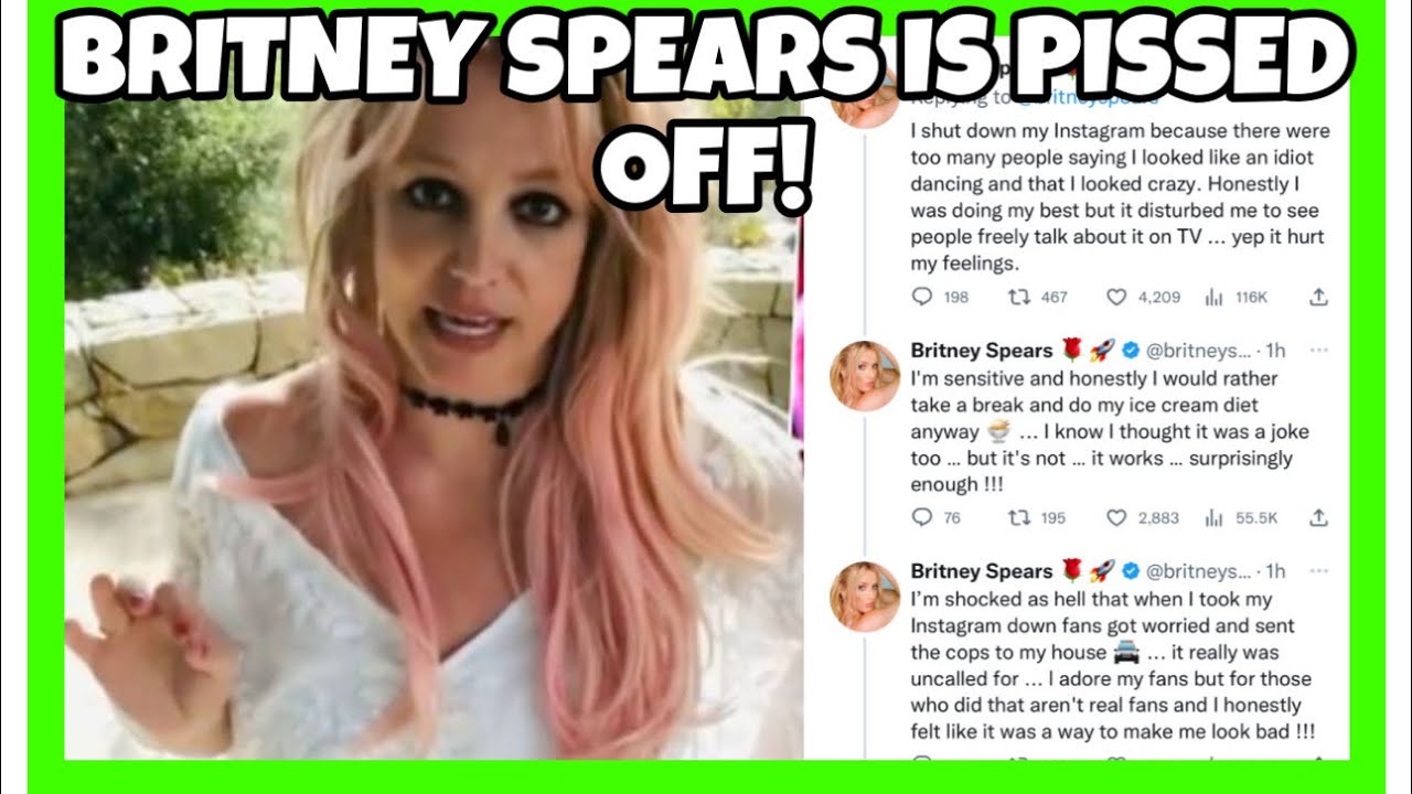 BREAKING! Britney Spears SPEAKS OUT SHE IS MAD and CALLS OUT FAKE FANS ...