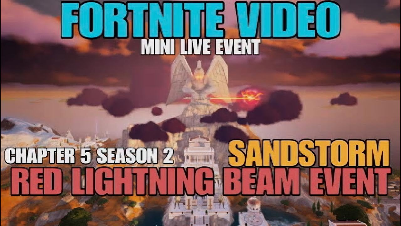 FORTNITE VIDEO - CHAPTER 5 SEASON 2 MINI LIVE EVENT - RED LIGHTNING ...