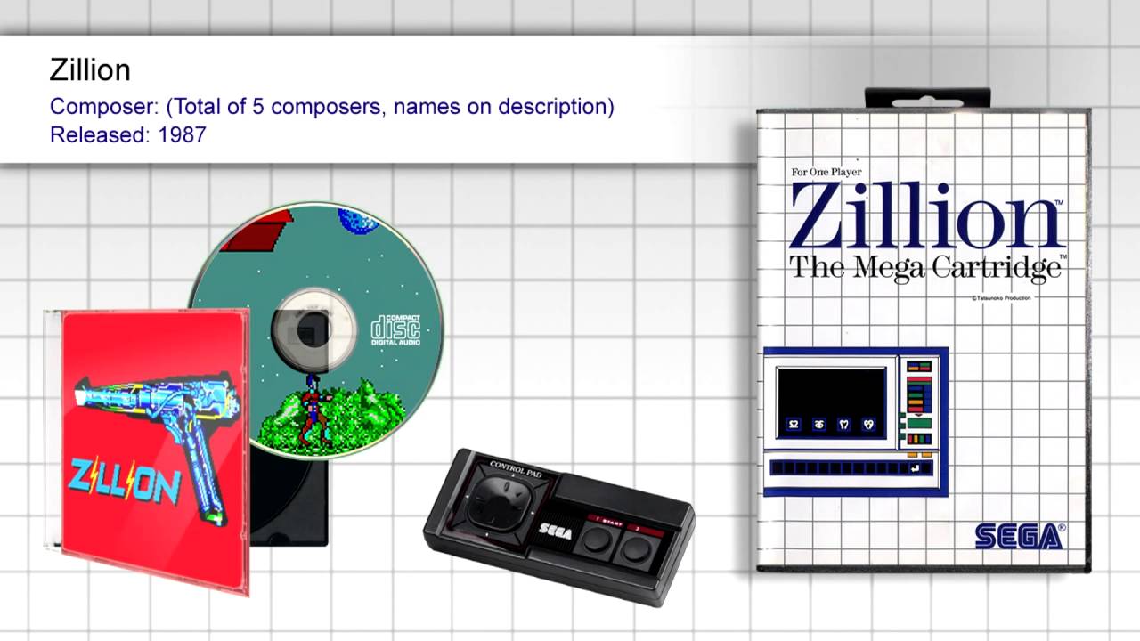 Zillion (Full OST) - SMS - YouTube
