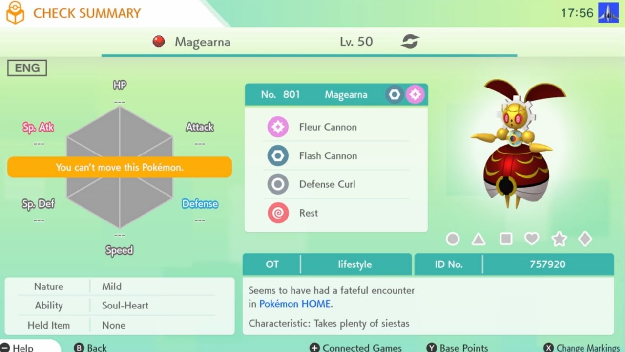 How to Get Magearna in pokemon home bug fix - YouTube