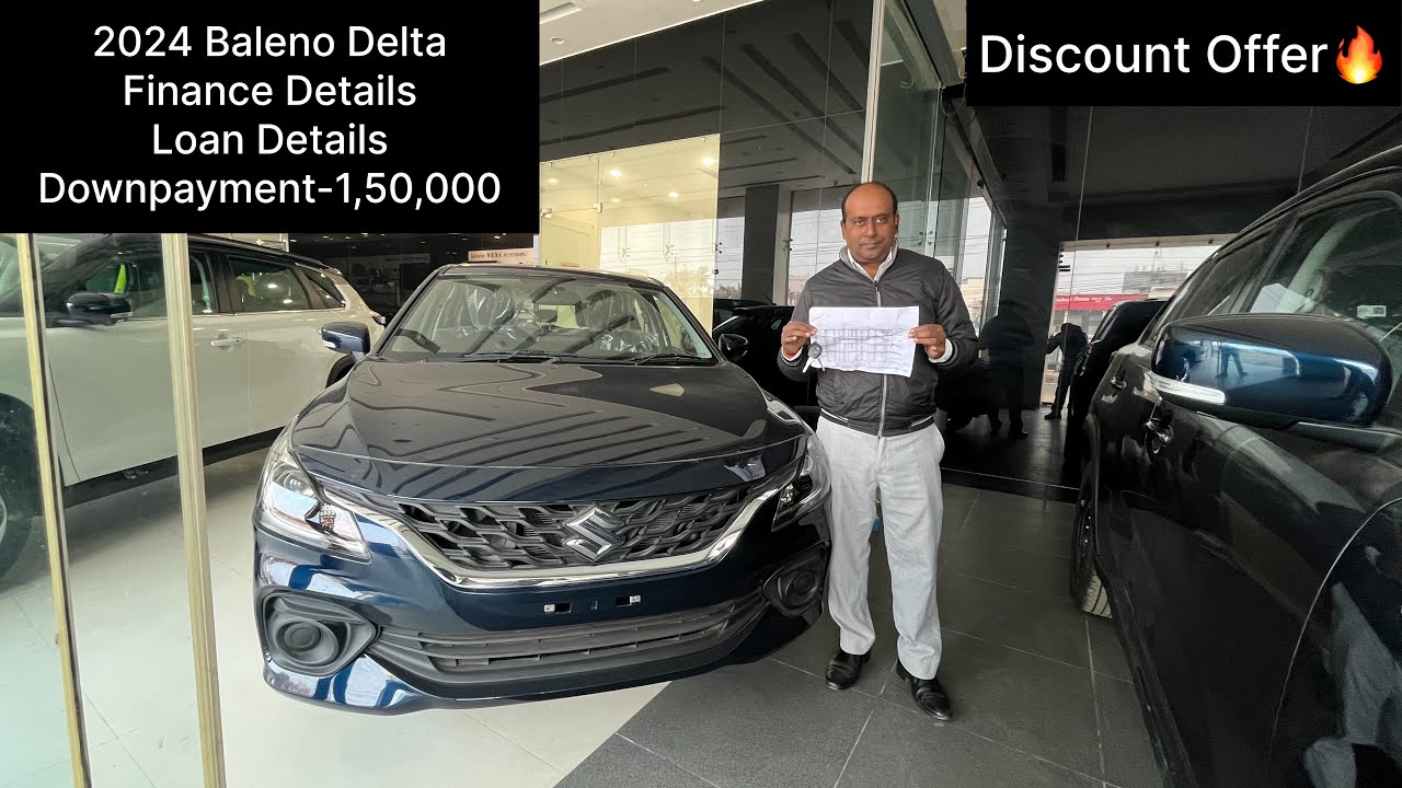2024 Maruti Baleno Delta Finance Details | Downpayment & Emi - YouTube