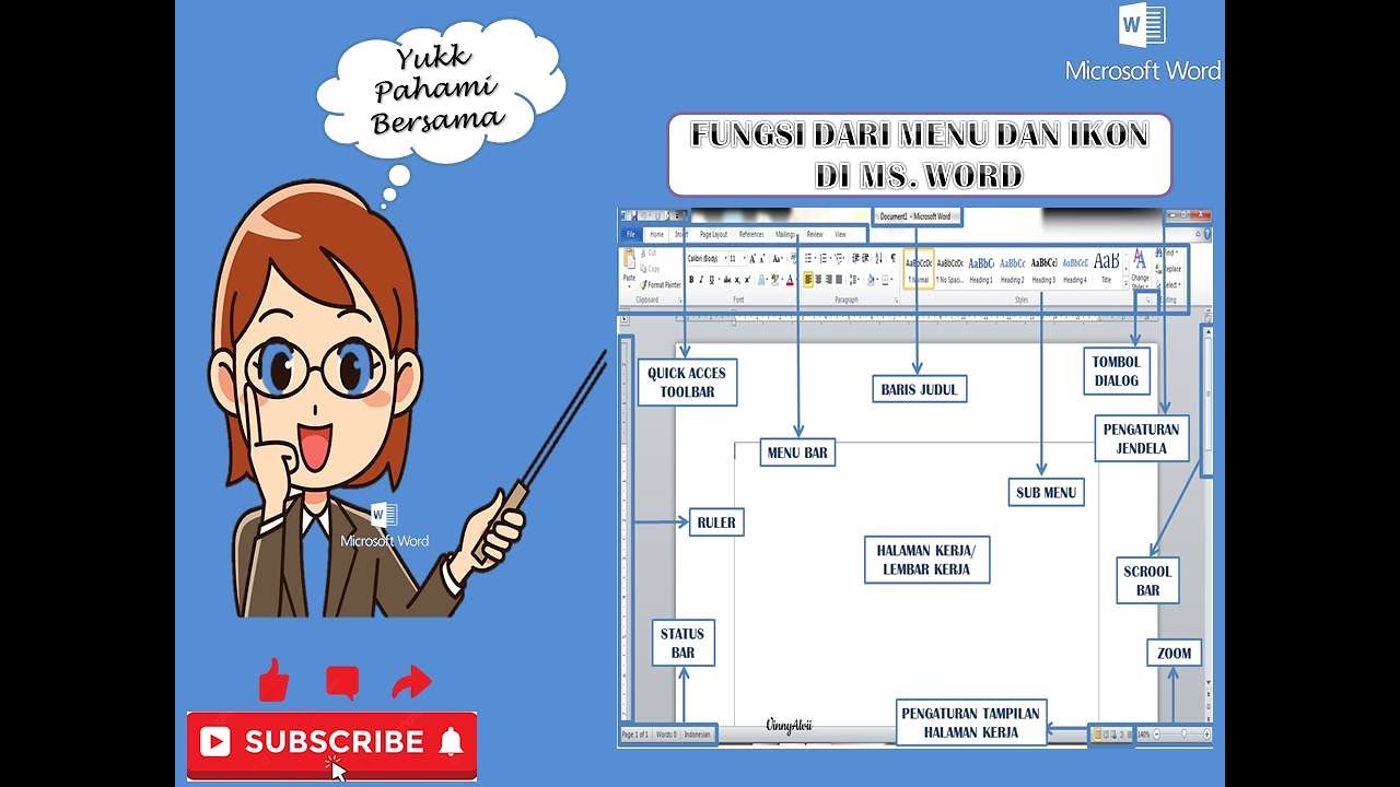 MENGENAL FUNGSI DARI MENU DAN IKON PADA MICROSOFT WORD TERBARU 2022 ...