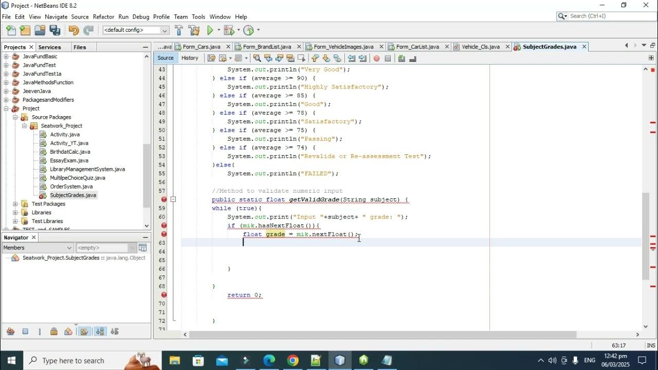 💻 Java Program: Build a Subject Grade System with Data Structures | Student Grades & Averages 📊 ...