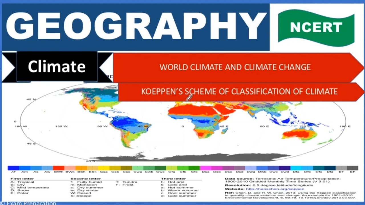 L40 Koeppen Scheme of Classification of climate NCERT for UPSC SSC and ...