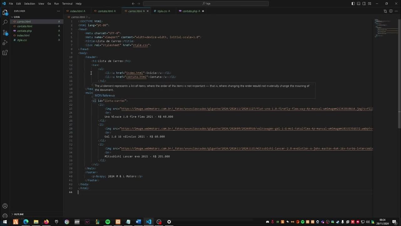 Trabalho Html,css e php - YouTube