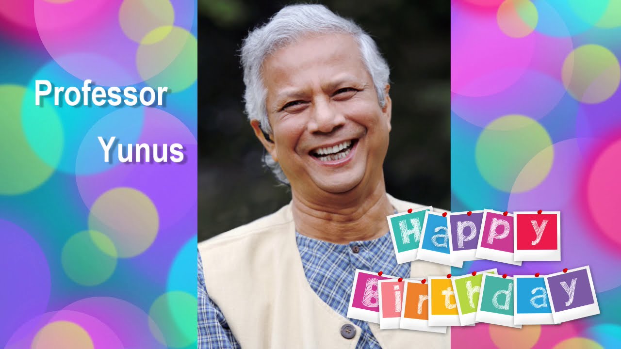Birthday wishes from Foundation for Yunus Social Business Taiwan to ...