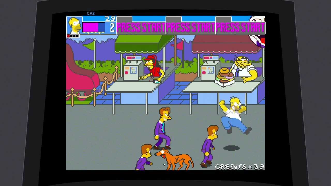 The Simpsons Arcade Game シンプソンズアーケード PS3 - YouTube