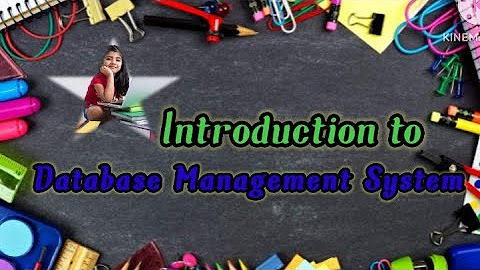 Database management system ( DBMS) unit-1 - YouTube