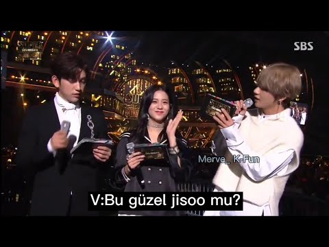 Jisoo × Taehyung × Jinyoung MC ( Türkçe çeviri) #2