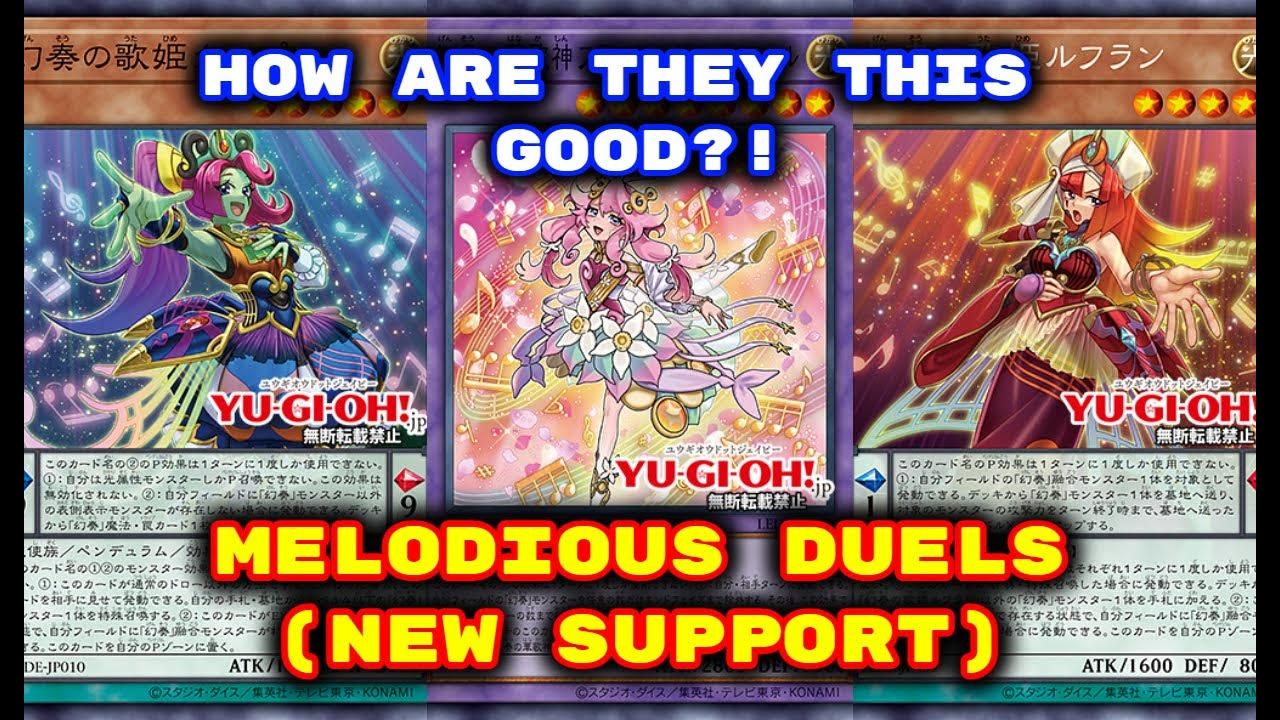 912 - Yugioh - Melodious Duels (New Support) (Deck Download in Description) - YouTube