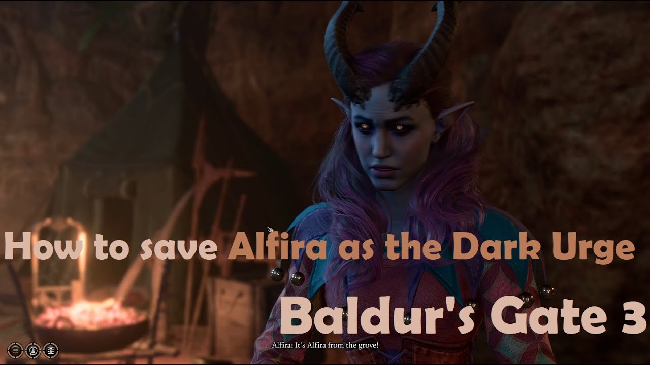 How to save Alfira in Dark Urge Playthrough (Baldur's Gate 3) - YouTube