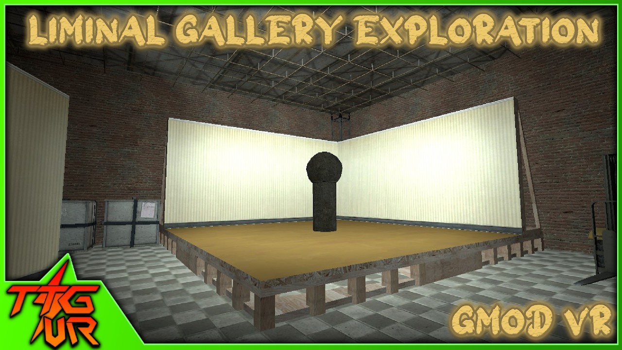 Alone in a Gallery of Liminality... || GMOD VR: GM_Liminal_Gallery ...