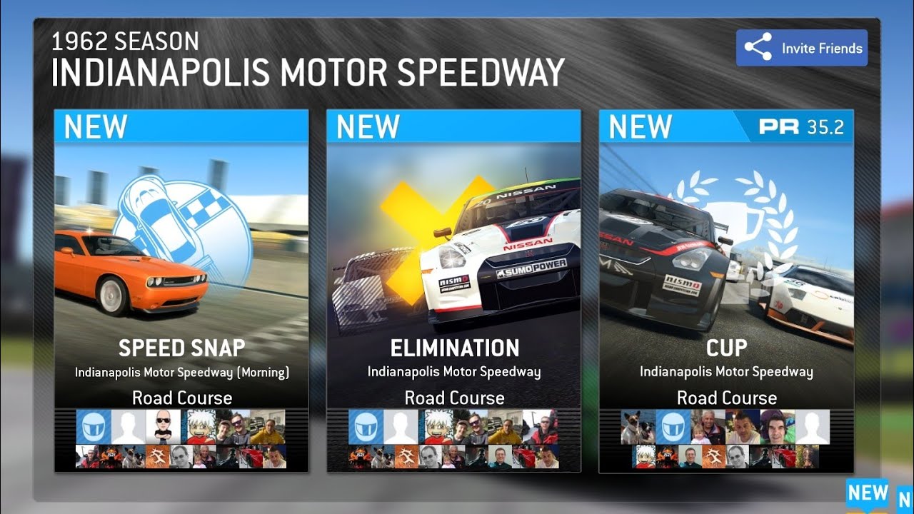 Endurance GT Racing 1962 Season 20 Indianapolis Motor Speedway (PR 35.2 ...