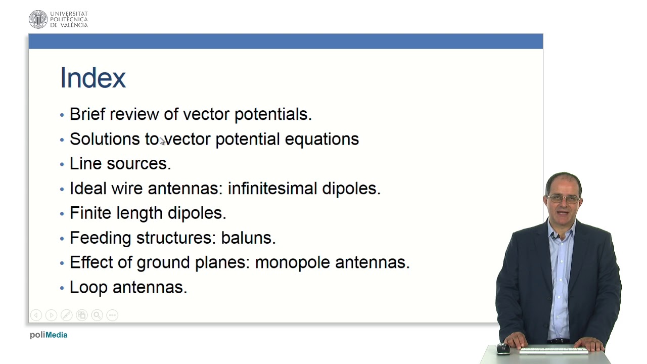 Presentation to wire antennas. | 13/62 | UPV - YouTube
