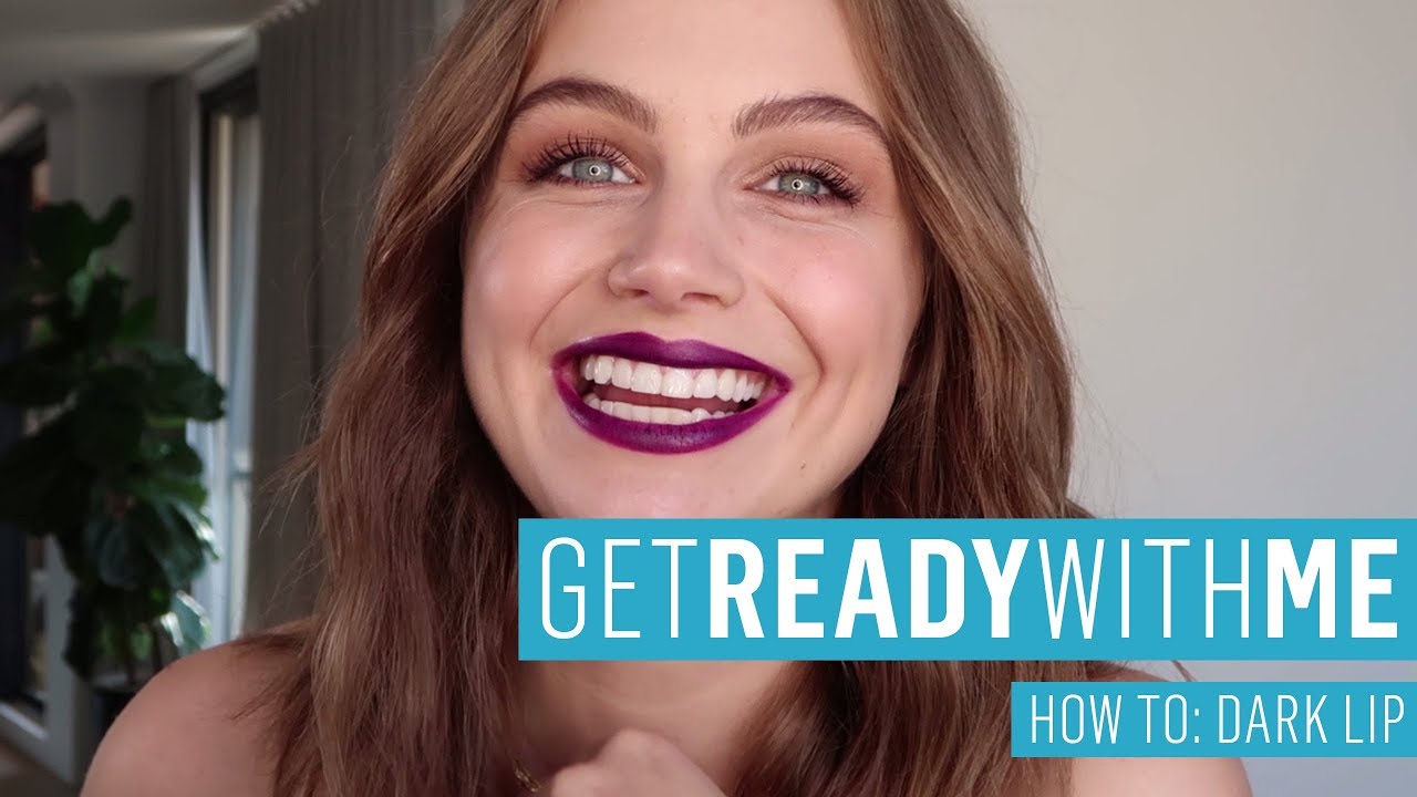 Get Ready With Me: Dark Lip Makeup Tutorial | E! - YouTube