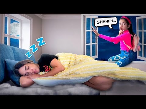 SNEAKING OUT OF THE HOUSE AT NIGHT!! | Jancy Family - YouTube