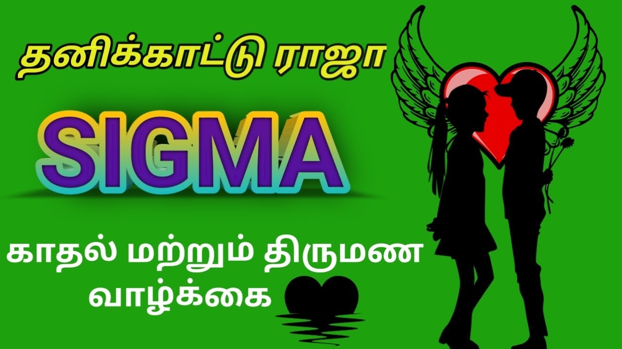 How is the love and marriage life of a Sigma male? /Tamil - YouTube