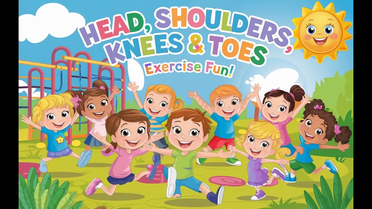 🎵 Head, Shoulders, Knees & Toes – Fun Exercise Song for Kids! 🎶 | Dance ...
