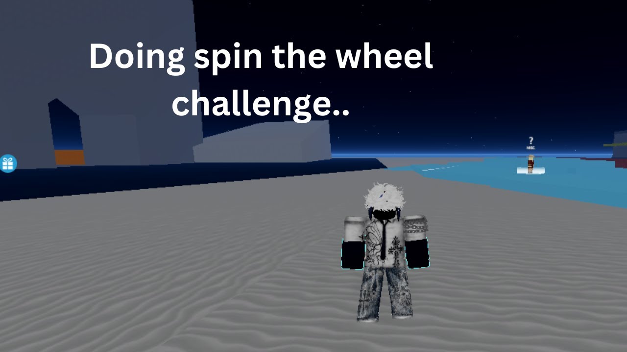 Doing Spin the Wheel challenge in Roblox Blox Fruits (Shout out to my ...