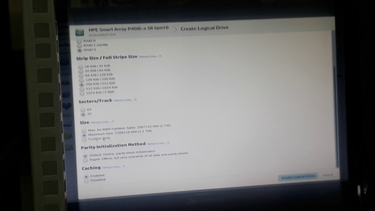 hp server 2016 installation part 1 - YouTube