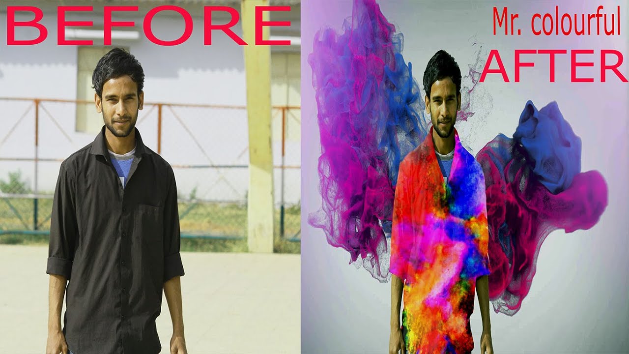 Awesome color Effect on your Simple pic || Photoshop 2k17 - YouTube