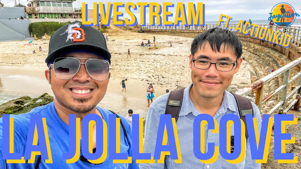 SAN DIEGO LIVE! Exploring La Jolla Cove with @ActionKid - YouTube