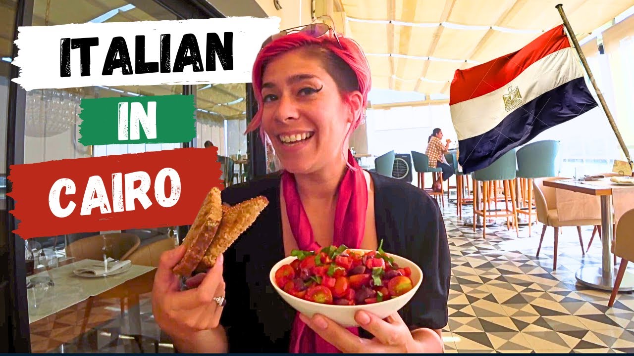 Italian Cuisine at Estro Rooftop in Maadi, Cairo | Egypt Vlog 185 | اكل ...