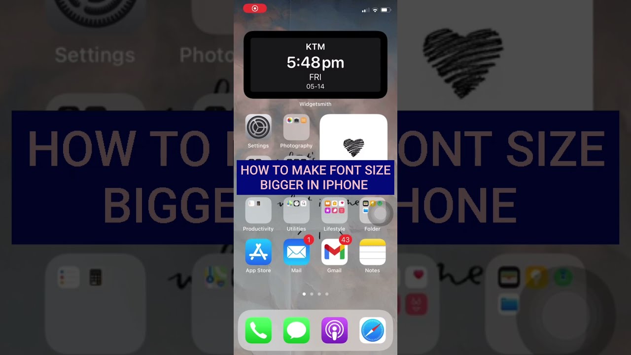 How To Make Font Size Bigger In IPhone 2021 YouTube How To Make Font Size Bigger In IPhone 2021 YouTube