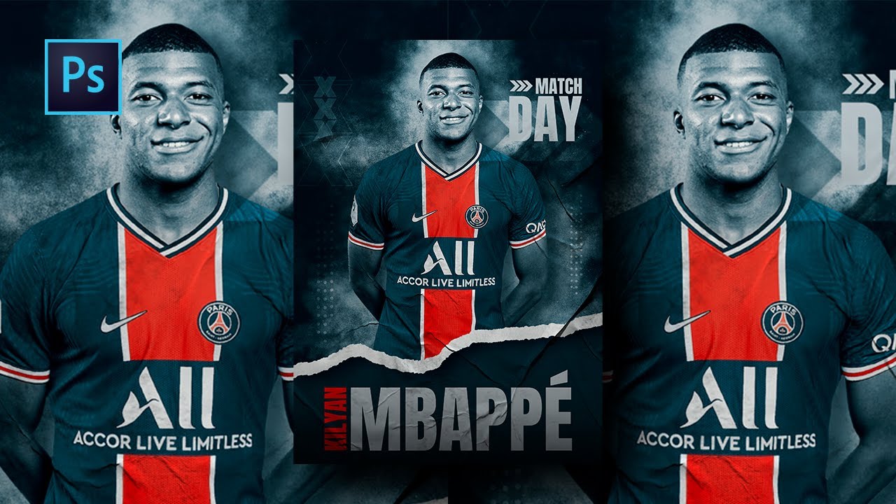 How to Create Professional Sport Poster Design in Adobe Photoshop ...
