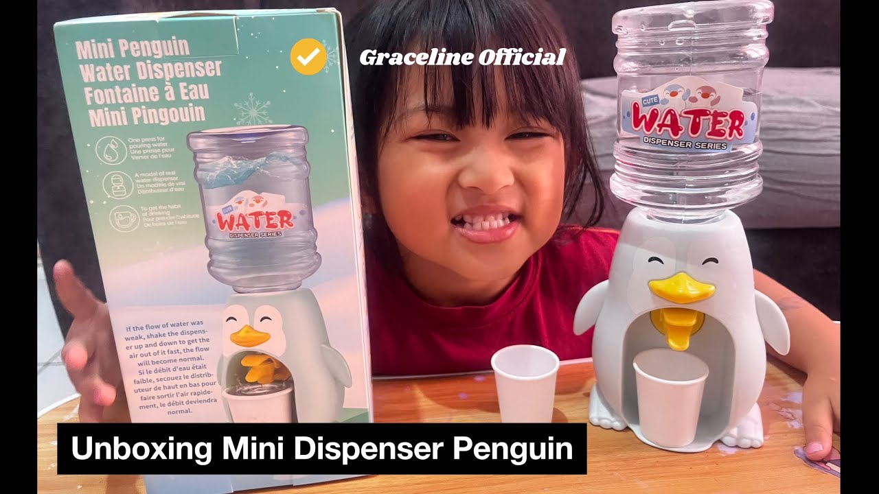 Unboxing Mini Dispenser Penguin #miniso #mainananak - YouTube