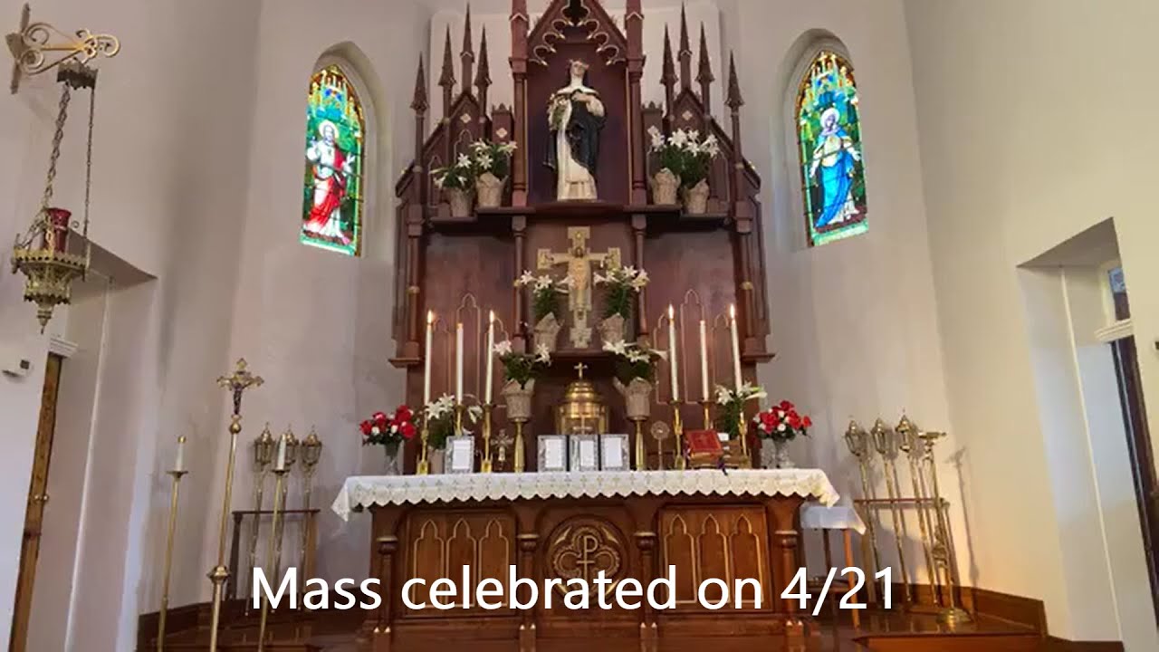 Fr. Christopher Mass 4-21 - YouTube