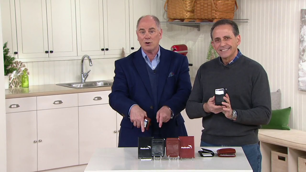 WalletBe Men's Outer ID Full Zipper Wallet with RFID Protection on QVC ...