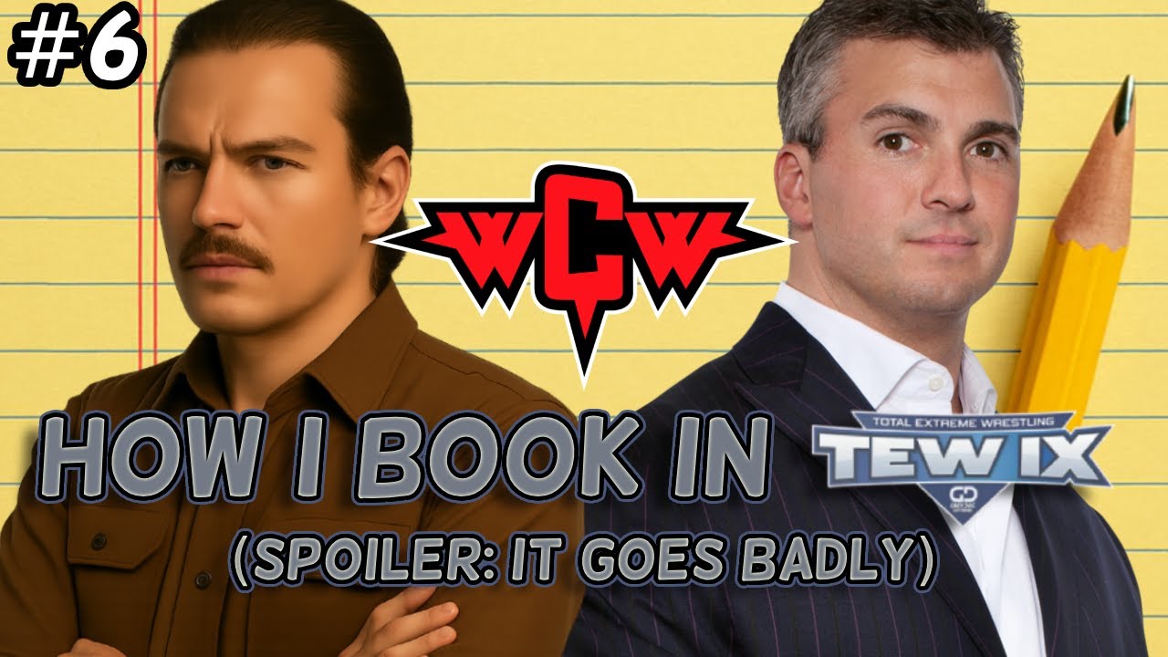 How I Book In TEW IX! (Quick Answer: Badly) | WCW 2001: Here Comes The ...