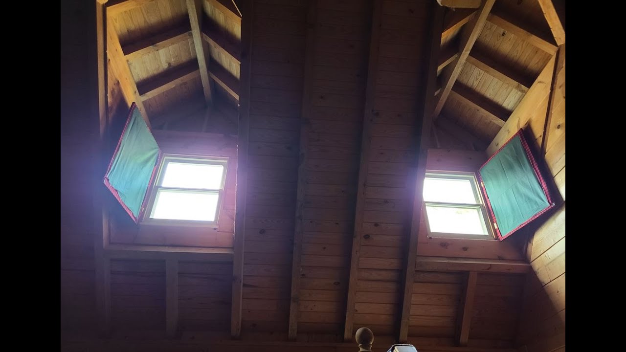 BEST DIY Dormer Window Blind / Shutter - YouTube
