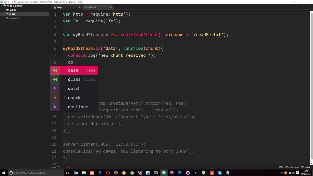 Node JS Tutorial for Beginners #14 - Readable Streams - YouTube