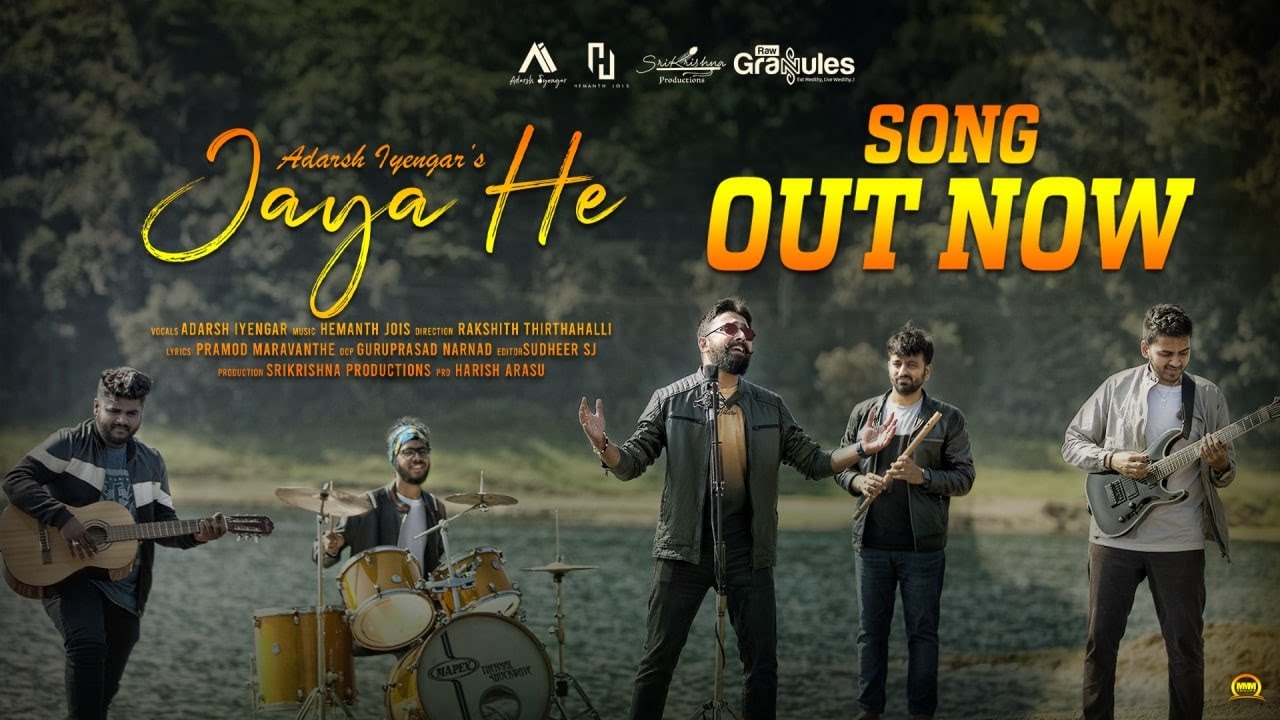 JAYA HE || 4K OFFICIAL MUSIC VIDEO || ADARSH IYENGAR || HEMANTH JOIS ...