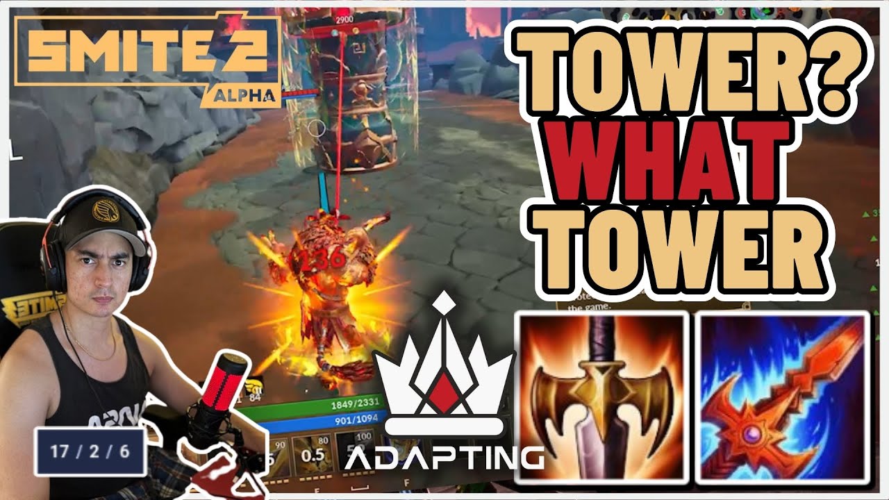 DIVE TOWERS AND PHOENIXES WITH THIS BUILD | SMITE 2 ANHUR ADC - YouTube