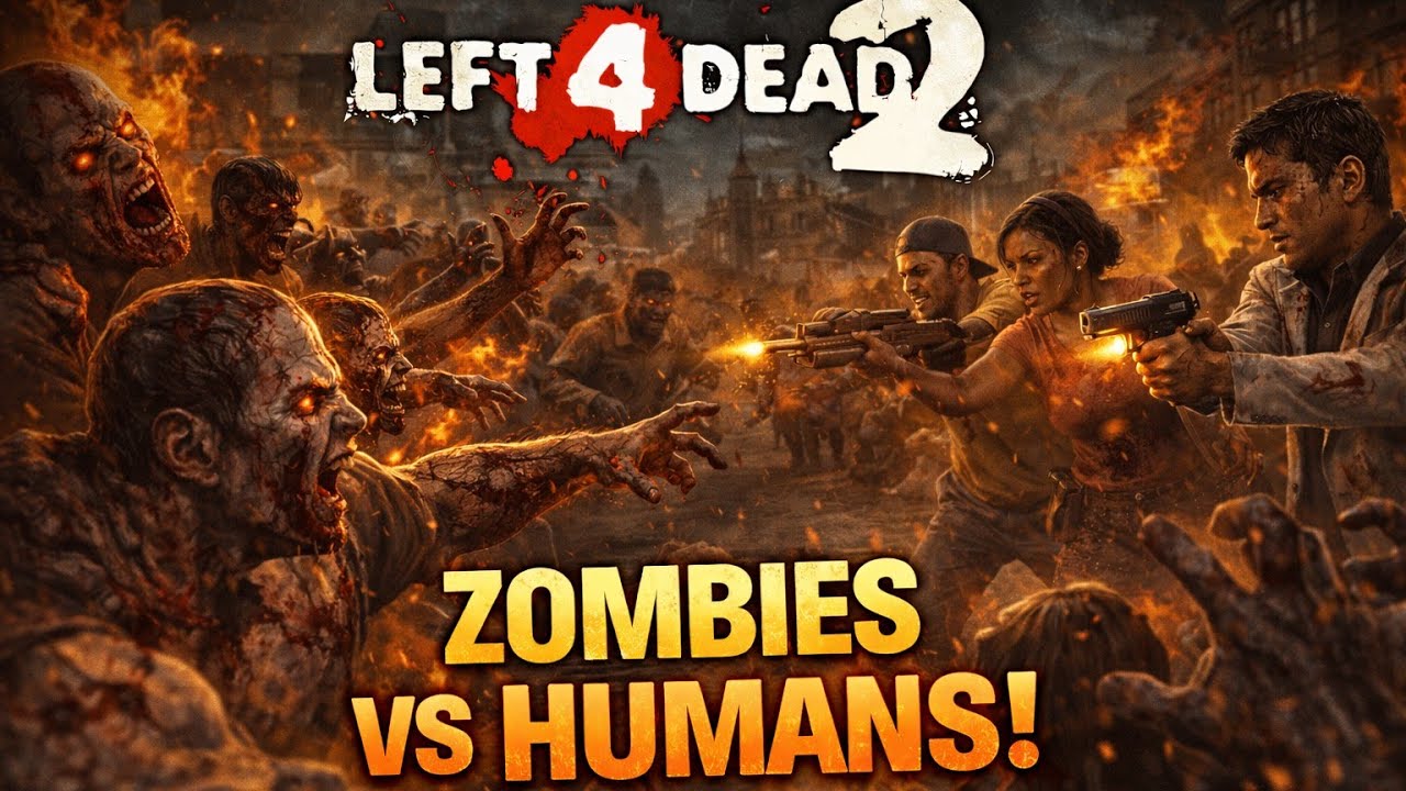 Zombie VS HUMANS in Action again? - YouTube