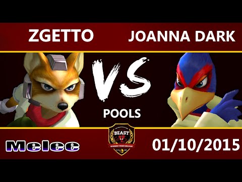 B.E.A.S.T 5 - Zgetto (Fox) Vs. Joanna Dark (Falco) - Melee Pools
